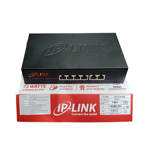 Switch PoE 4 Port IP-Link TPL-04POE - Cái - Công Ty TNHH MTV Công Nghệ ...